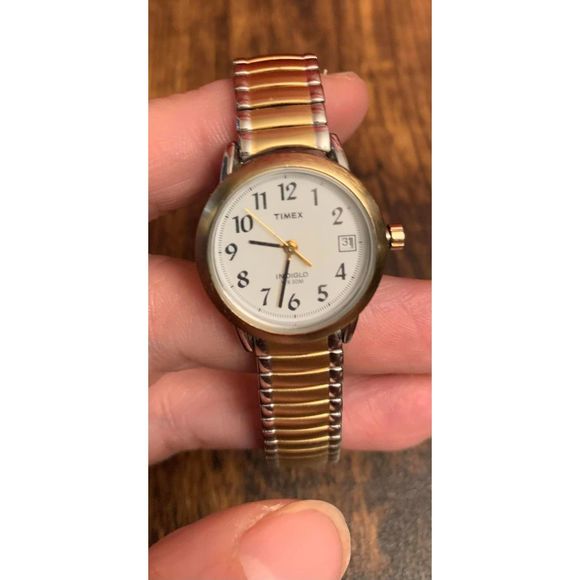 Timex | Accessories | Timex Womens T2h49 Xtra Long Two Toned Easy Read ...